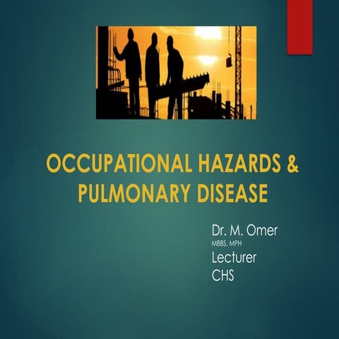 Occupational health and safety | PPTX