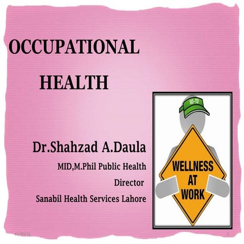 Occupational Health | PPT