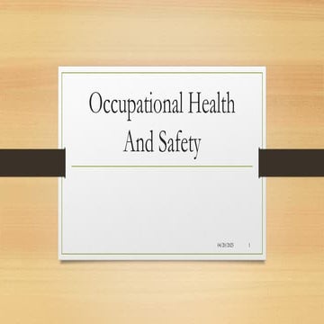 Occupational Health and Safety Lecture .pptx