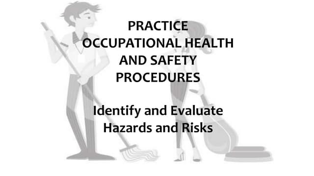 Lesson 7_Practice Occupational Health and Safety Procedures (LO1) | PPTX