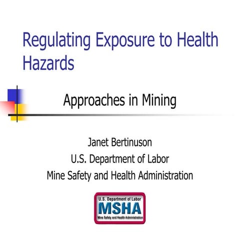Occupational Health Regulations in Mining.ppt