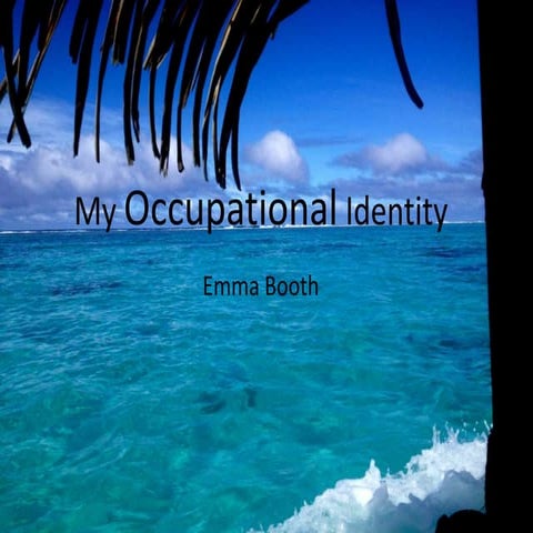 Occupational identity powerpoint | PPTX