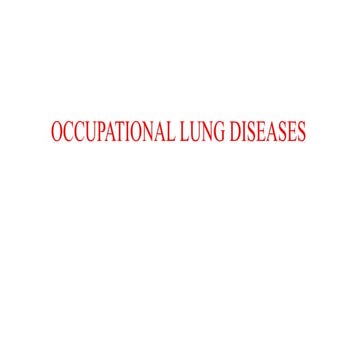 OCCUPATIONAL LUNG DISEASES .pptx