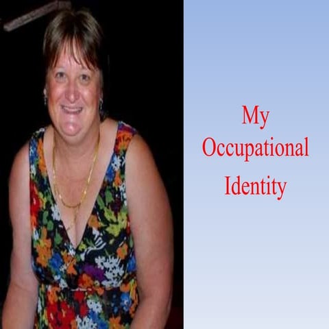 Occupational science powerpoint | PPTX