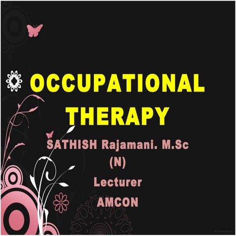 Occupational therapy | PPT