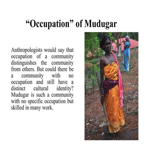 Occupation of mudugar | PPT