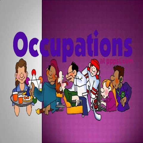 Occupations | PPTX | Food & Drink