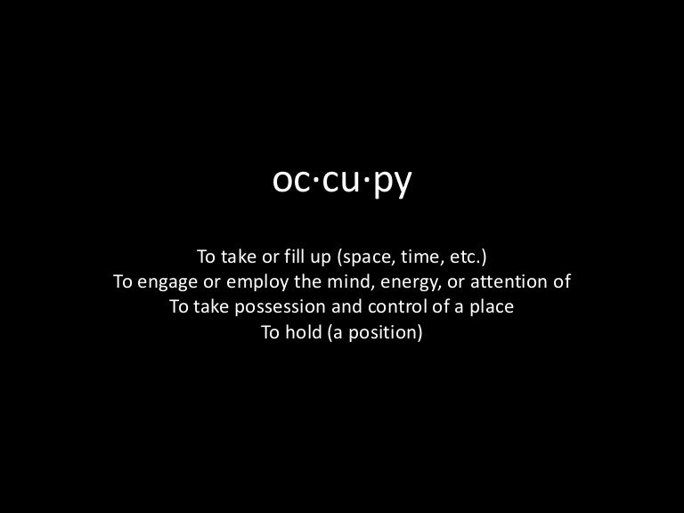 Occupy
