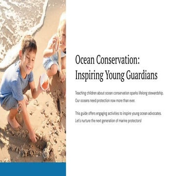 Ocean Conservation: Inspiring Young Guardians | PPT
