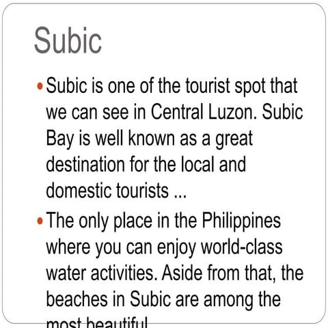 Ocean adventure subic bay | PPTX