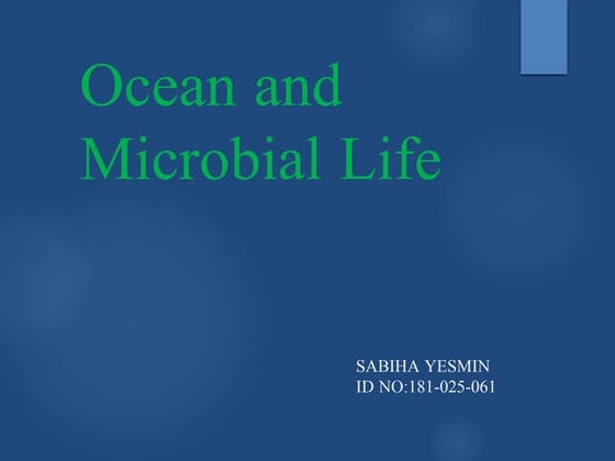 Marine biology | PPT