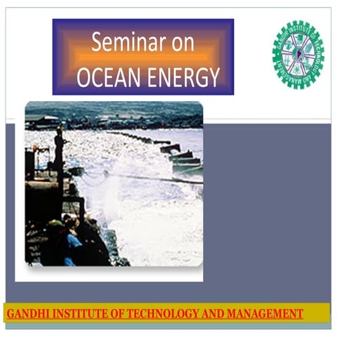 Ocean energy | PPT
