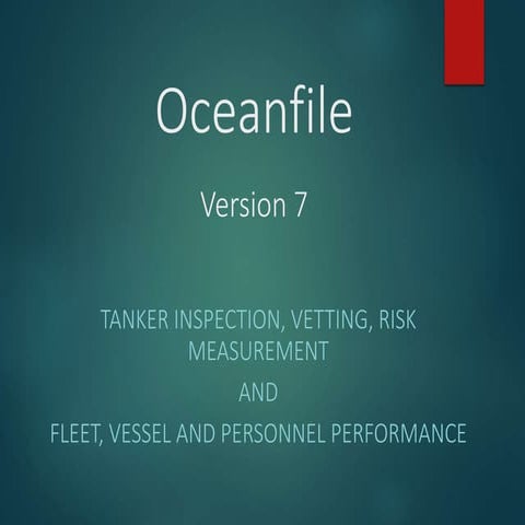 Oceanfile Version 7 | PPT