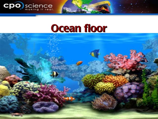 How to make an ocean floor model | PPTX