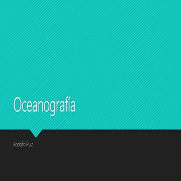 Oceanografia | PPTX