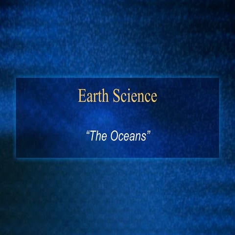 Oceanography | PPT