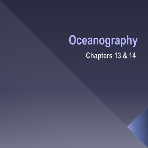 Oceanography | PPT