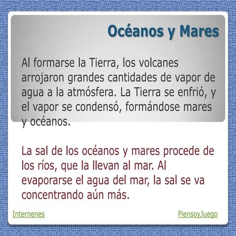 Oceanos y mares | PDF