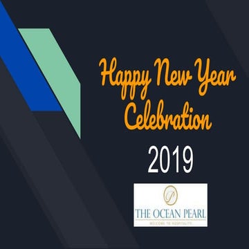 New Year Celebration in Hubli @ Ocean Pearl Spa & Resort | PPTX