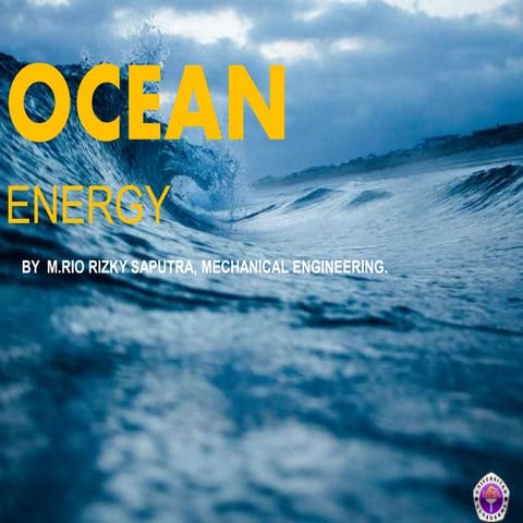 Ocean Energy | PPTX