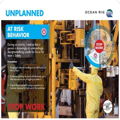 Ocean rig stop work posters english | PDF