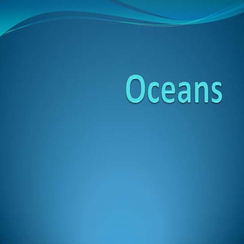 Oceans | PPTX