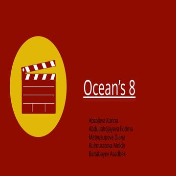ocean's 8. pptx | PPTX