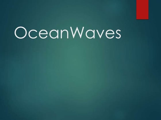 Movements of ocean water | PPT | Geography | Science