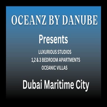 Oceanz By Danube At Dubai Maritime City E- Brochure.pdf