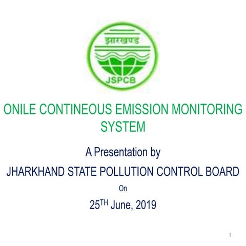 ONLINE CONTINUOUS EFFLUENT MONITORING SYSTEM - CENTRAL POLLUTION ...