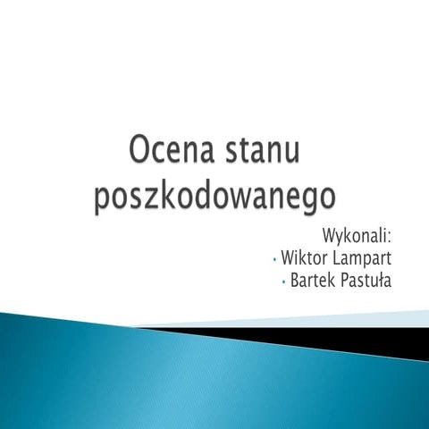Udzielanie Pierwszej Pomocy Prezentacja1 | PPT