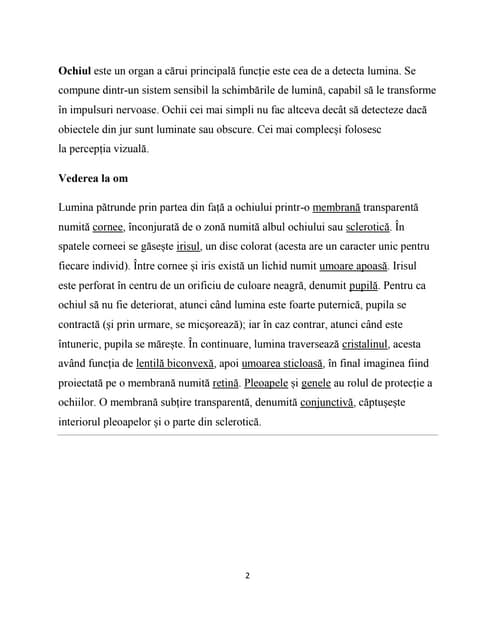 Ochiul. defecte de vedere | PPT