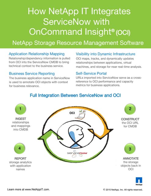 10 Good Reasons - NetApp OnCommand Insight | PDF