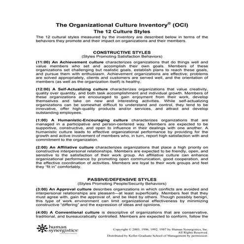 Oci style descriptions | PDF