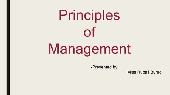 14 principles of management | PPTX | Business Administration | Business