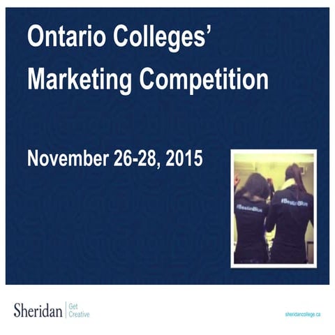 Sheridan OCMC 2015 Overview | PPTX