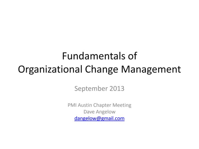 SAP and Change Management | PDF