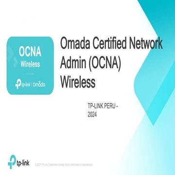 OCNA Wireless_Slides_v1.1.1_Spanish - Peru.pptx
