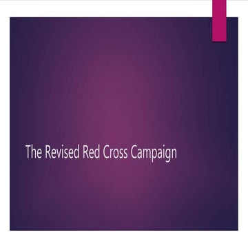 Red Cross Case Study | PPT