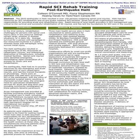 Program disaster symposium crdr_isprm11 | DOC