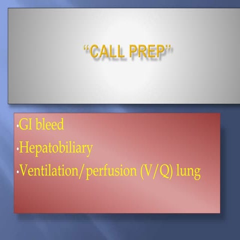 Call prep: emergency nuclear medicine procedures | PPT