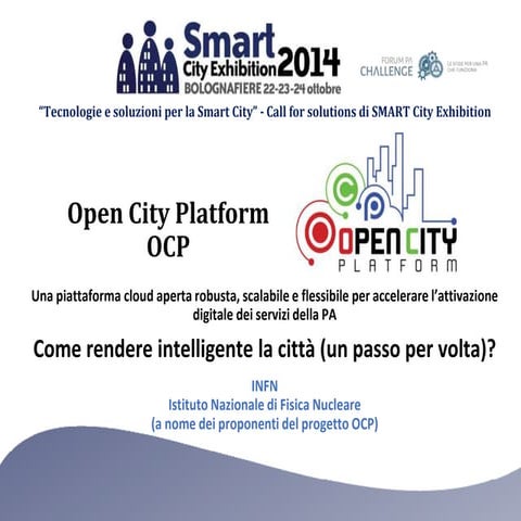 Open City Platform_ challenge #sce2014 | PPT