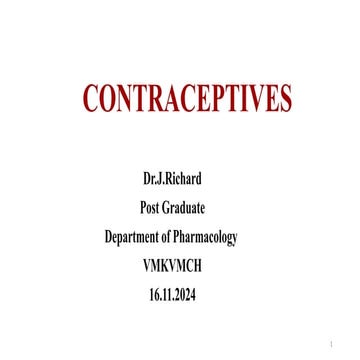 OCP ( oral contraceptive pills ) pharmacology | PPTX