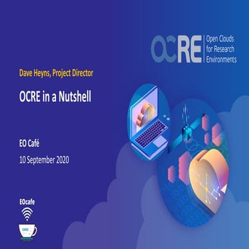 OCRE Project overview by David Heyns, GÉANT | PDF