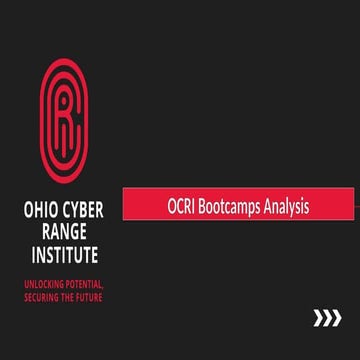 OCRI Bootcamps Analysis.pptx a case study | PPT
