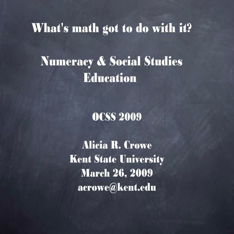 math in lifeOcss 2009 math_and_ss | PPT