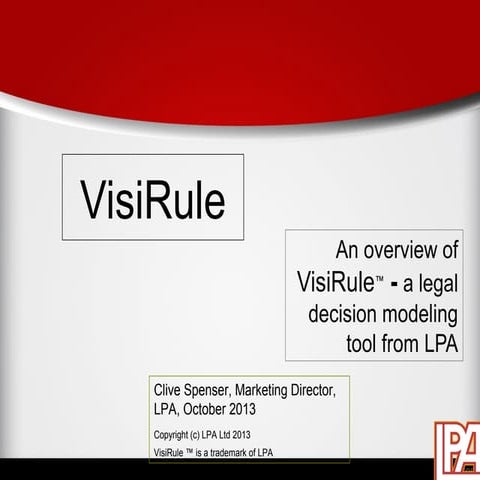 VisiRule 4 Legal | PPT