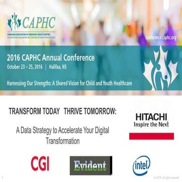 Oct 24 CAPHC Breakfast Symposium - Sponsored by Hitachi, CGI, Eviden ...