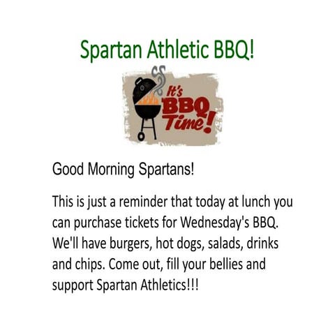 Stayner Collegiate Institute Announcements - October 3, 2016 | PPT