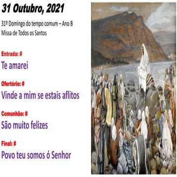 Sunday Portuguese Mass | PPTX